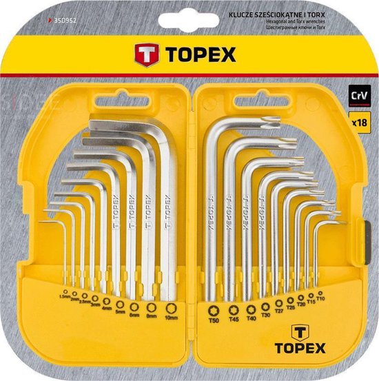TOPEX torx + inbus set kort 1 | bol.com
