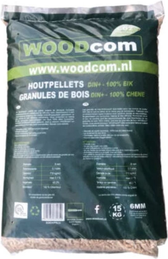 Pellets 100% Eik (15kgs) | bol
