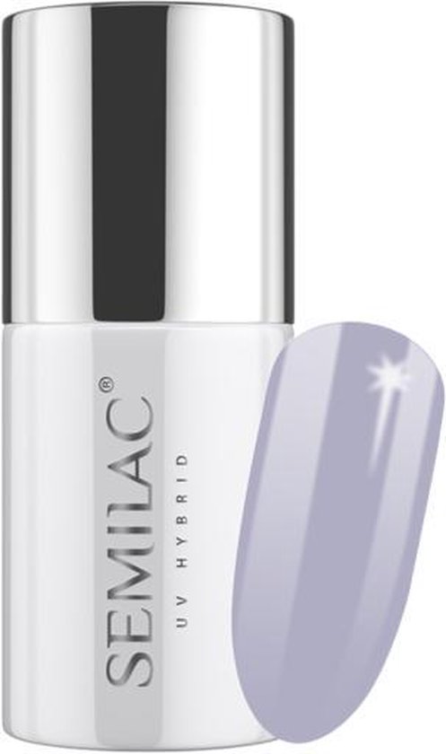 224 Semilac UV Hybrid Gel Nagellak Official Grey 7 ml. | bol.com