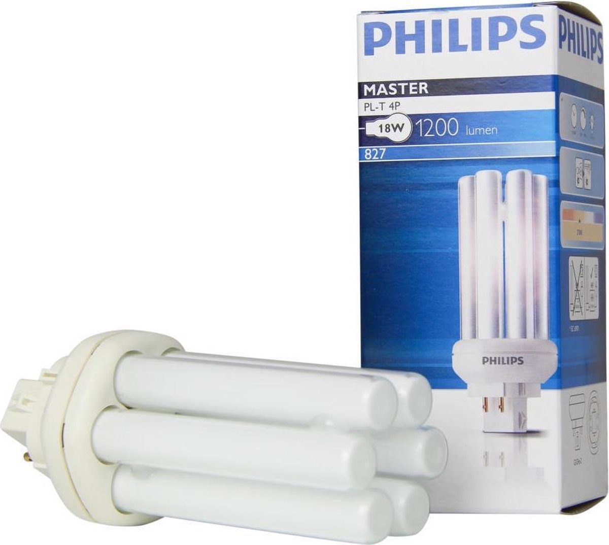 Philips MASTER PL-T 4 Pin fluorescente lamp 165 W GX24q-2 Warm wit ...