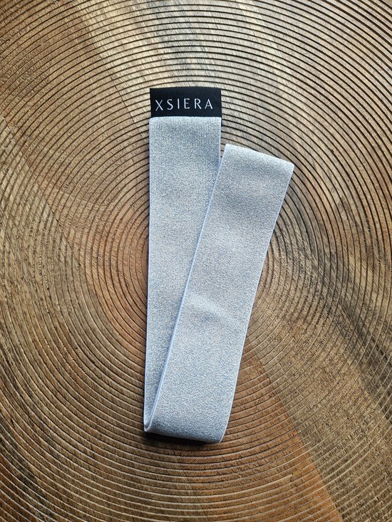 XSIERA - GLITTER ZILVER - STRANDBED ELASTIEK - HANDDOEK ELASTIEK ...