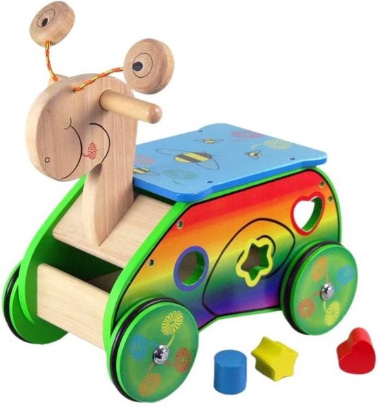 Houten Loop en Sorteerwagen Slak | bol.com Houten Loop en Sorteerwagen Slak | bol.com
