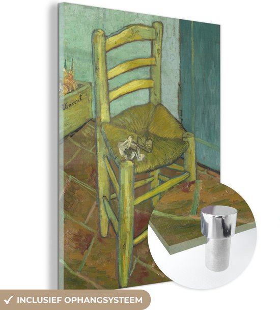 MuchoWow® Glasschilderij 60x80 cm - Schilderij acrylglas - Vincents ...