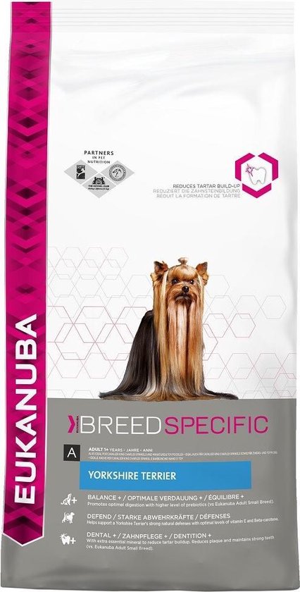 Eukanuba Yorkshire Terriër - Breed Specific - Hondenvoer - 1 kg | bol.com
