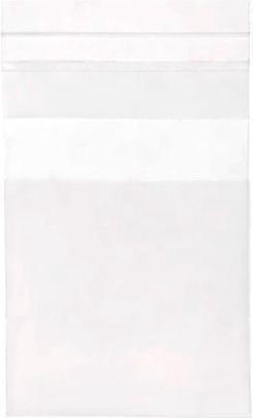 Plastic Zakken 4,1x3,8cm Hersluitbaar (100 stuks) | Plastic zak | bol