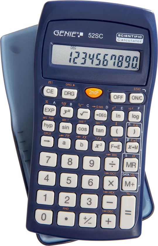 Genie 52 SC calculator Pocket Wetenschappelijke rekenmachine Navy | bol