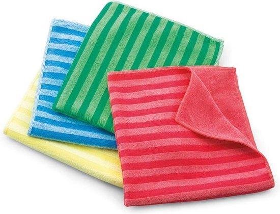 MAUS microvezeldoekjes scrub rood met speciale borstelkant. 10 stuks | bol