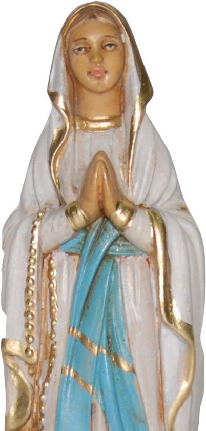 Maria Lourdes beeldje - biddend - 15 cm - polystone - religieuze ...