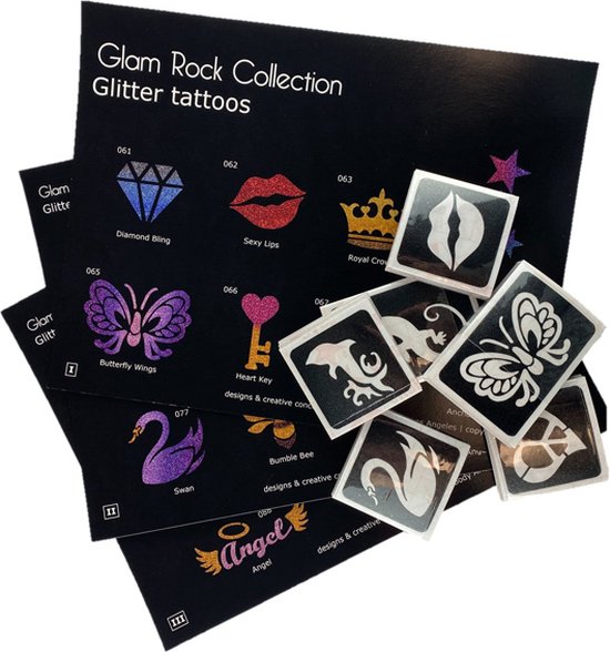 Best Of Glimmer Collection Glitter Tattoo Set | bol