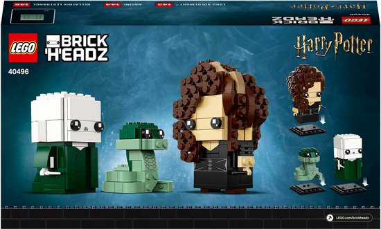 Lego Harry Potter 40496 Brickheadz Voldemort™, Nagini & Bellatrix | bol