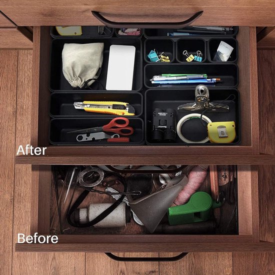 8 stuks lade-organizer, opbergdoos, lade-opbergsysteem, organizer lade ...