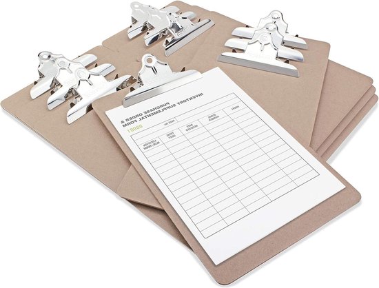 1521A A4+ Heavy Duty Hardboard Klemborden - Verpakking van 12 - Rapesco ...