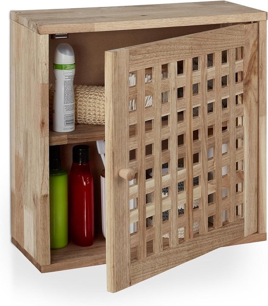 Hangkast 2 vakken magnetische sluiting muurkast badkamer keuken - HBD ...