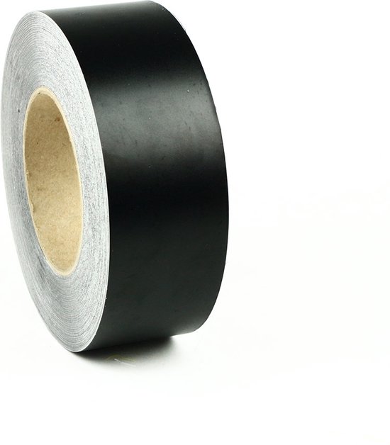 Vloerbelijningstape Lite 50 m x 50 mm Zwart 50 mm x 5000 cm x 0,1 mm | bol