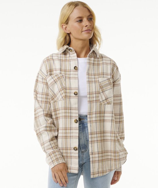 High Tide Soft Flannel - Bone | bol