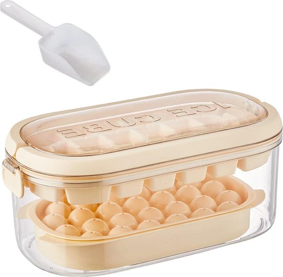 Ice Cube Tray Met Deksel 8.9-4.7-3.7" Ijsbak BPA Gratis Ijsblokje ...
