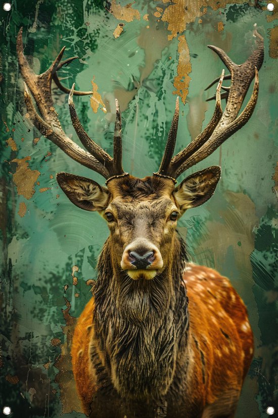 Hert poster - Dieren tuinposter - Tuinposters Achtergrond - Balkon ...