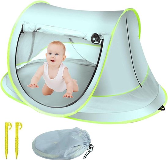 Pop-up baby strandtent UV-bescherming Upf 50+ peuter zonnescherm ...