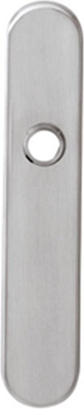 INTERSTEEL Schild verdekt 220x42mm blind RVS | bol