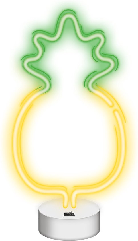Forever Light Neon LED on a stand PINEAPPLE yellow green NNE05 ...