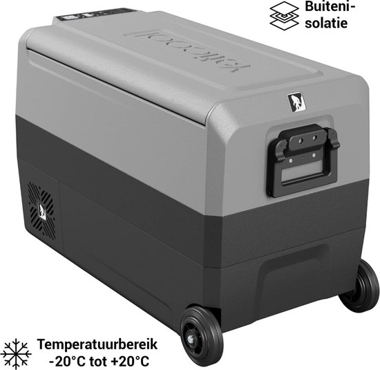 Koelbox Met Compressor - Elektrisch - 50 Liter - 12/24 V/ DC (100-240V) - Bluetooth -... | bol