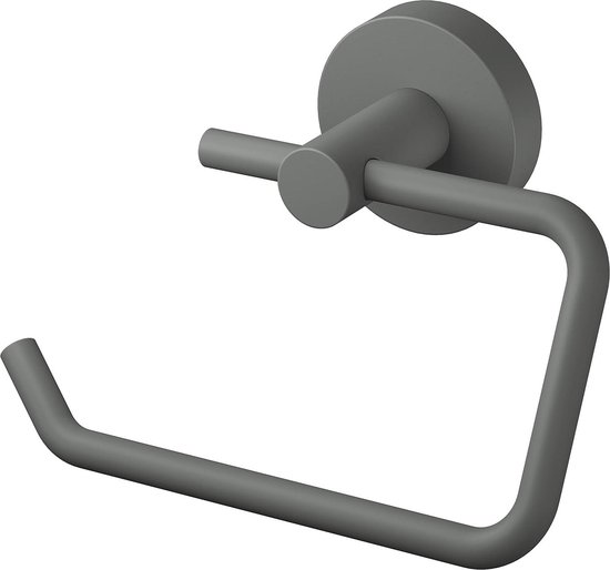 MOON GREY Toiletrolhouder mat grijs - Industriële Moderne Stijl ...