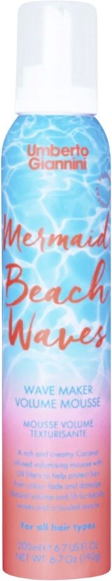 Umberto Giannini - Mermaid Beach Waves Wave Mker Volume Mousse - 200ml ...