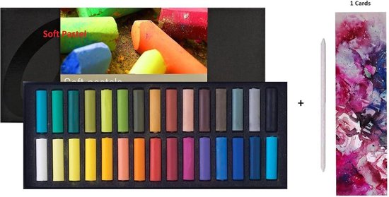 General Selection Soft Pastel Set 30 Half Pastel - Mengsel en Kaart ...