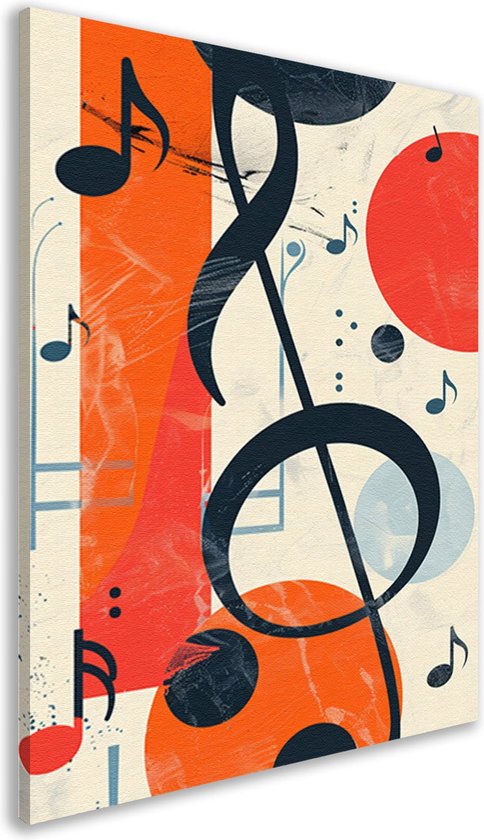 Tableaux notes de musique - Tableaux Musique - Décoration murale Clé de ...