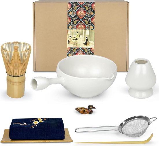 Matcha Ceremonie Kit - Japanse theeceremonie set met schenktuit en ...