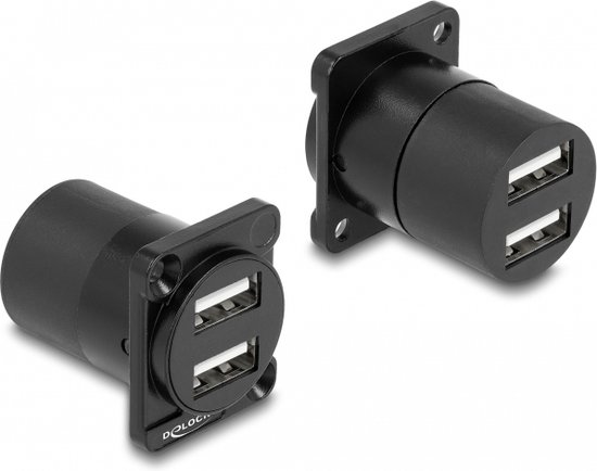 D-type module USB 2.0 Type-A 2 x vrouwelijk tot 2 x vrouw | bol