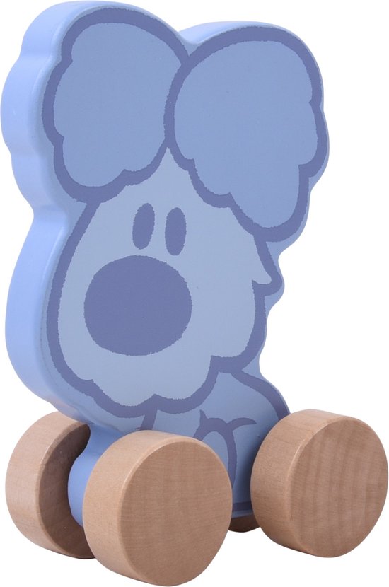 Woezel en Pip Houten Figuur op Wielen - Pip figuur - 16 cm | bol.com