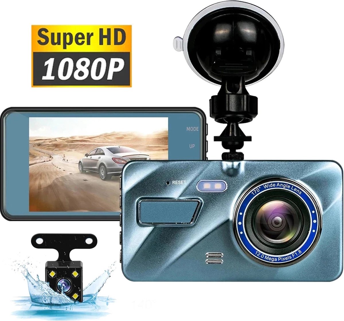 Auto Dashcam – 1080P Dashboard Camera – Camera voor in de auto – Full ...