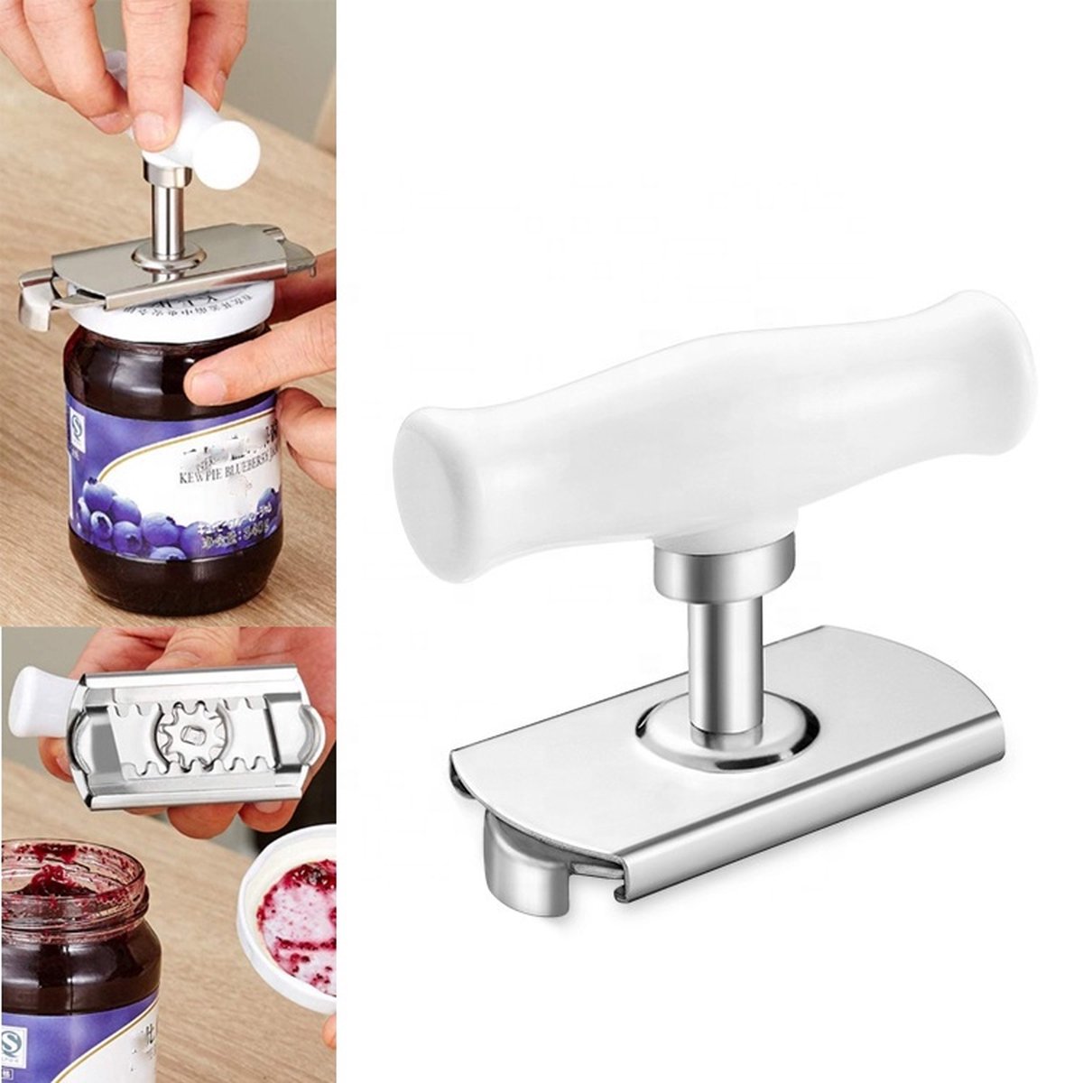 Garpex® Potopener - Ergonomische Dekselopener - Pottenopener - Keuken ...