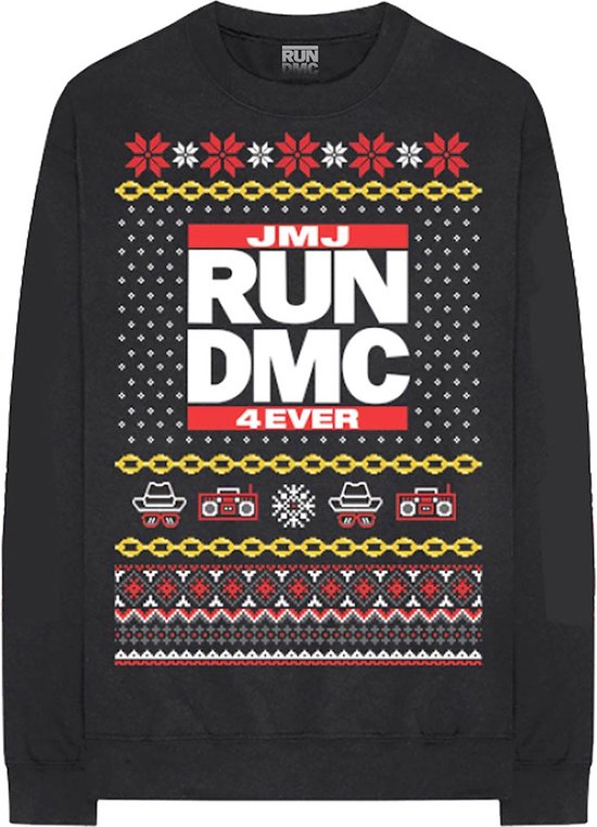 Run DMC Sweater/trui -S- Holiday Zwart | bol.com