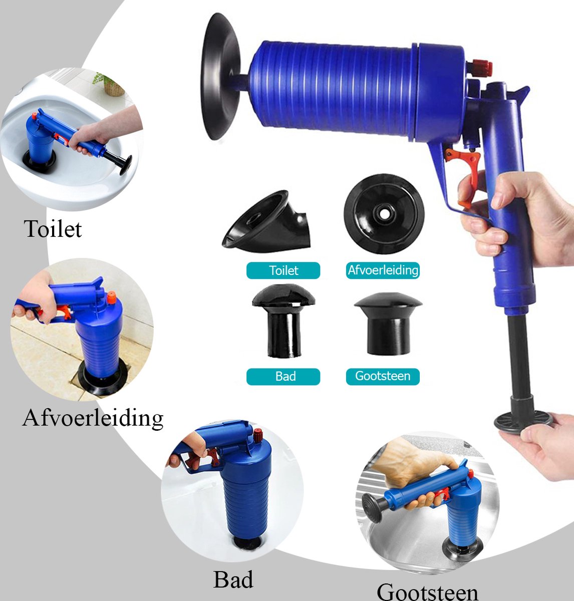 Afvoer ontstopper - Gootsteenontstopper - WC ontstopper - Ontstopper ...