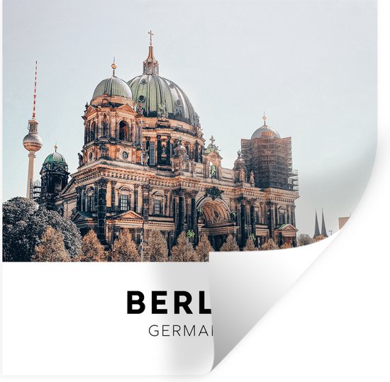 Muurstickers - Sticker Folie - Duitsland - Berlijn - Domtoren - 80x80 ...