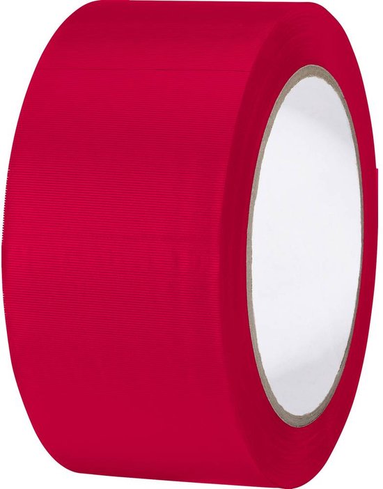 TOOLCRAFT 832450R-C 832450R-C PVC-plakband Rood (l x b) 33 m x 50 mm 1 ...