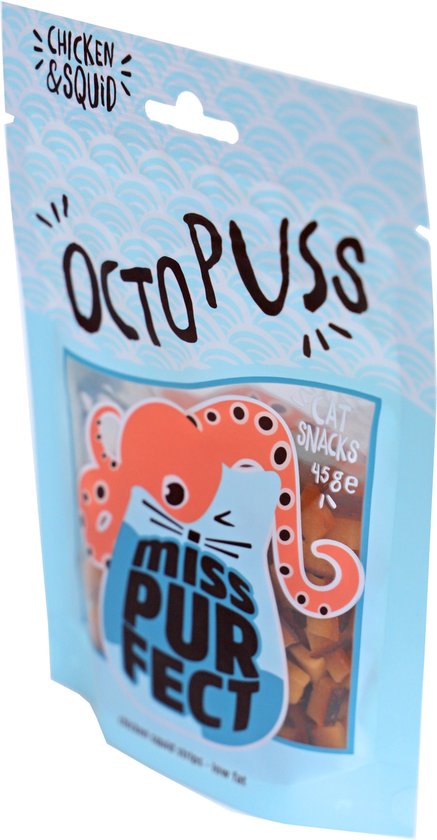 Miss Purfect cat snacks octo puss, 4 x 45 gram | bol.com