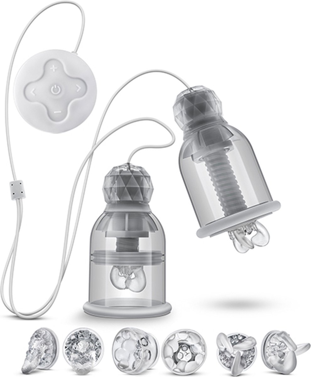 Temptasia - Titillator Vibrerende En Roterende Tepelzuigers | bol