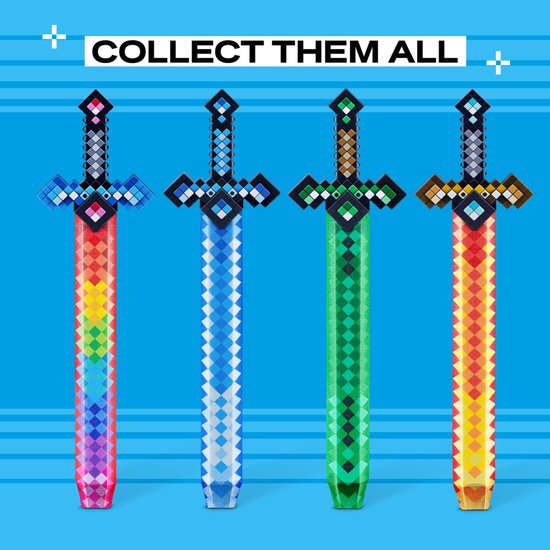 XSHOT Role Play Pixel Sword (4 stuks) by ZURU | bol