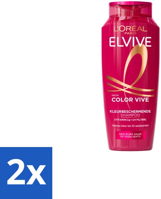 L'Oréal Elvive Color Vive Shampoo 250 ml - Voordeelverpakking - 2 stuks ...