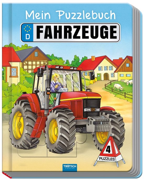 Leerzaam Puzzelboek met Voertuigen voor Peuters en Kinderen | bol