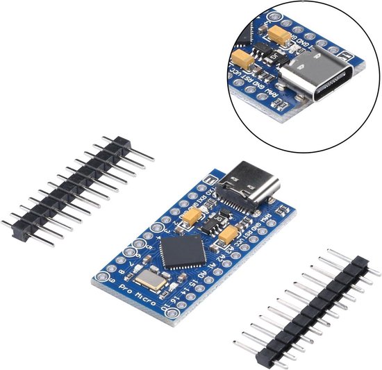 2x Nano V3.0 Type-C Ontwikkelbord met CH340 Chip - 5V 16MHz ...