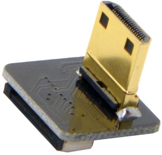 Mini HDMI Type C naar FPC 20-pins 0.5mm Connector Hoek 90 Graden Kabel ...