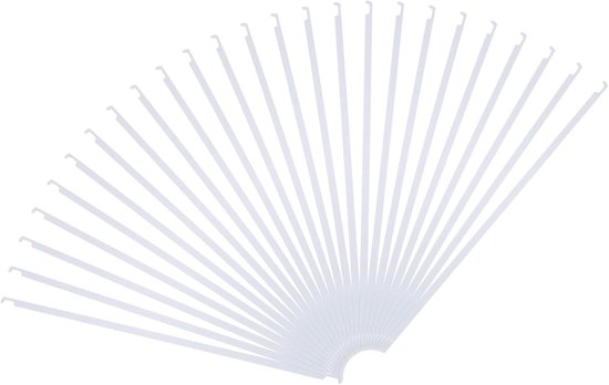 50pcs Hanging File Folder Metal Rods - 12.8 Inch File Folder Metal Rods ...