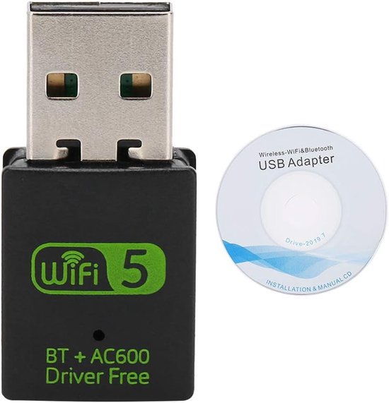 AC600 USB WiFi en Bluetooth 4.2 Adapter voor PC en Laptop | bol