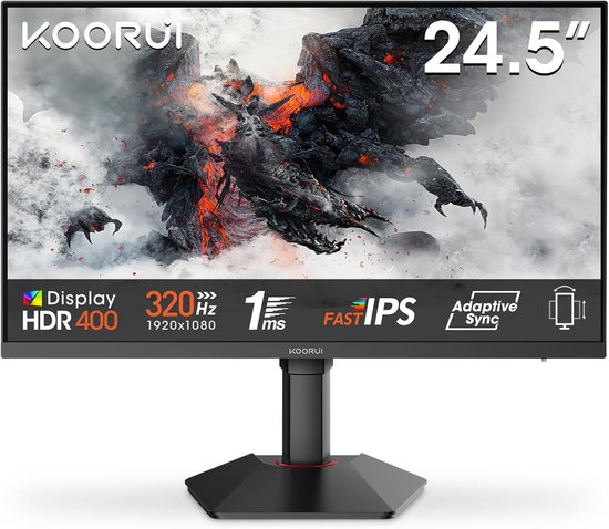 25 Inch Gaming Monitor 320Hz IPS Full-HD 1ms Beeldscherm met Adaptive ...
