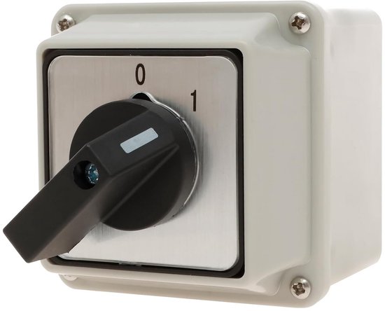 Universele 2-polige Omschakelaar (Uit-Aan) 20A 220V - Draaischakelaar ...