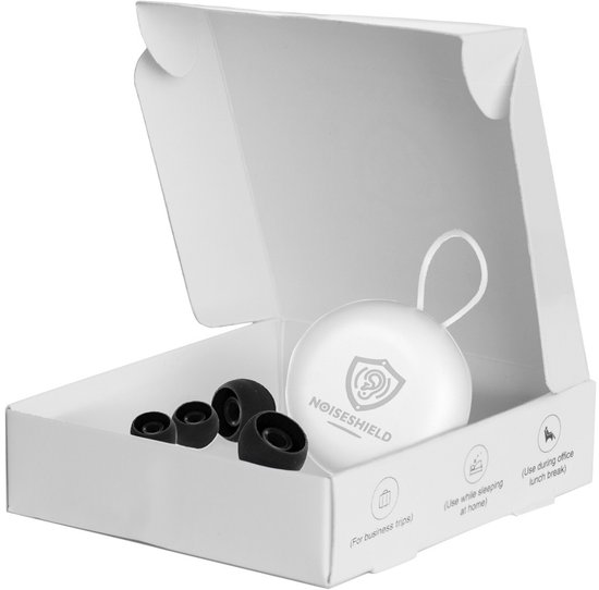 EarPlug - Zatyczki Serie - Zwarte Silikon Oordoppen - Wyciszające - 35 ...